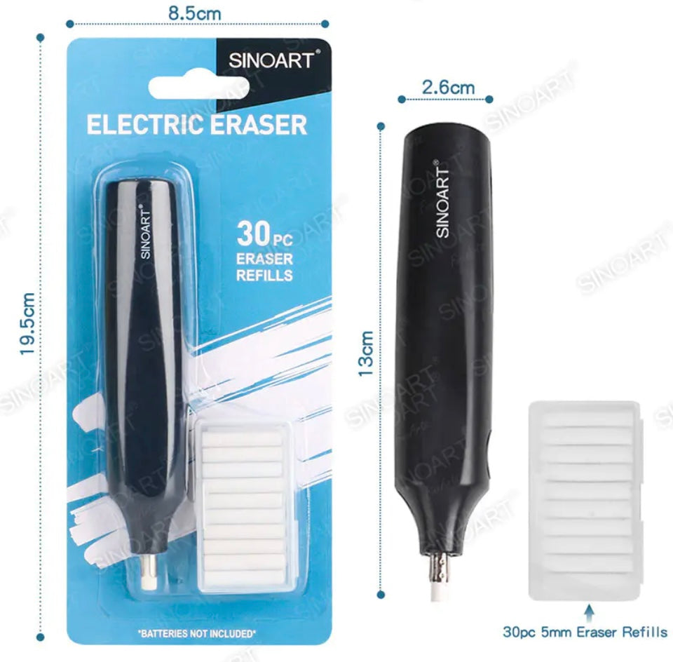 Electric Eraser + 30 Eraser Refills | EVE Art Supplies