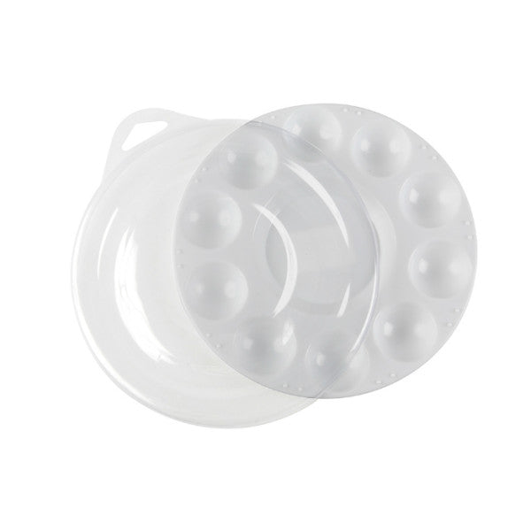 Round 10 Well Plastic Palette | EVE Art Supplies
