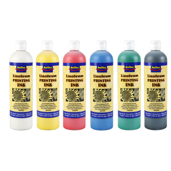 Rolfes Lino Printing Ink 500ml - Assorted | EVE Art Supplies